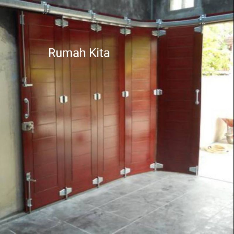 Jual Paket Bengkulu Komponen Rel Garasi Wina Untuk 5 Daun Pintu Tikung ...