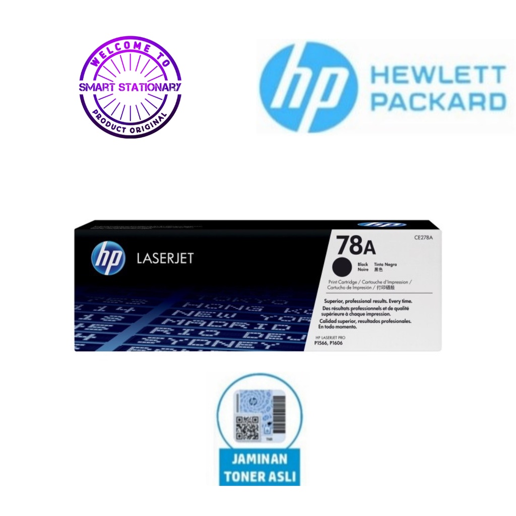 Jual HP 78A Black Original LaserJet Toner Ink Cartinde (CE278A ...