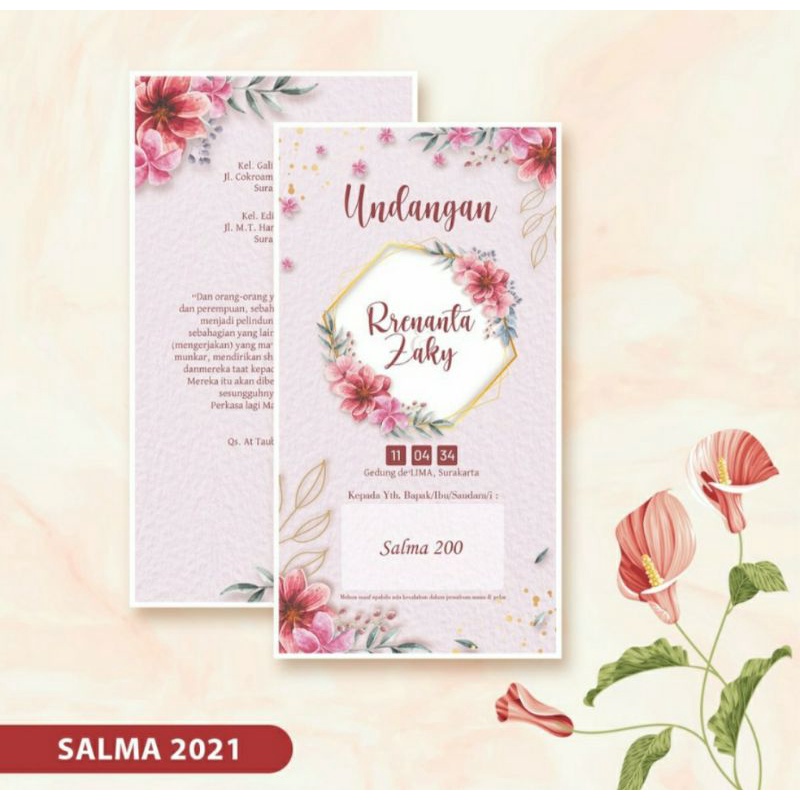 Jual PROMO!!! UNDANGAN PERNIKAHAN / UNDANGAN MURAH / UNDANGAN UNIK ...