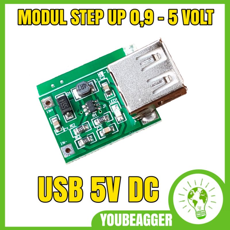 Jual Modul Step up DC 0.9-5 V to USB 5V | Shopee Indonesia