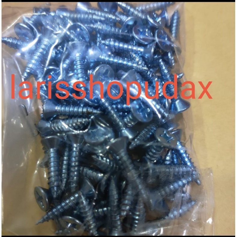Jual BAUT TWEETER MUR SKRUP PER BUNGKUS ISI 100 PCS | Shopee Indonesia