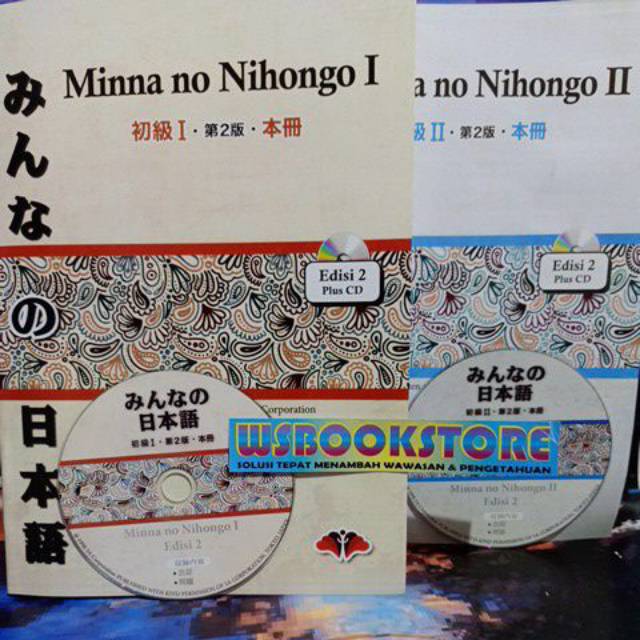 Jual PAKET 2 BUKU + CD Minna no Nihongo 1&2 Edisi 2 Versi Jepang (B5) | Shopee Indonesia