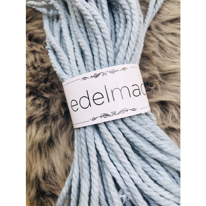 Jual Ecer 20m Tali Benang Katun Macrame 4mm Twist Biru | Blue | Shopee ...