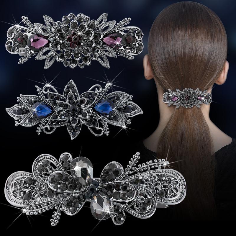 Jual Jepit Rambut korea otomat wanita elegan motif baru original import ...