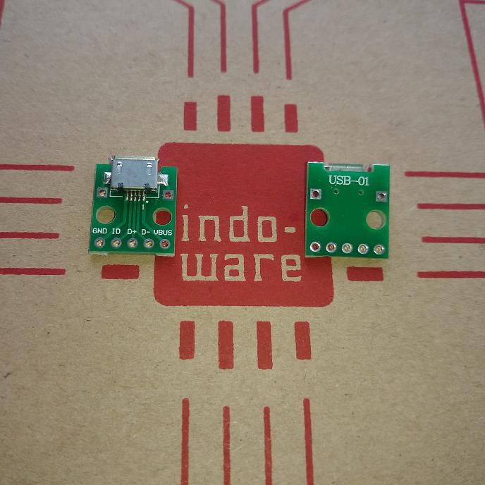 Jual Pcb Micro Usb Connector Adapter To Dip Doble Side Board Converter ...