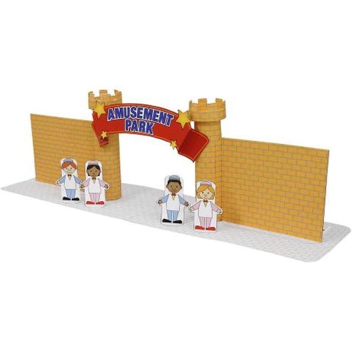 Jual DIY Papercraft Craftown Gerbang Wahana Permainan | Shopee Indonesia