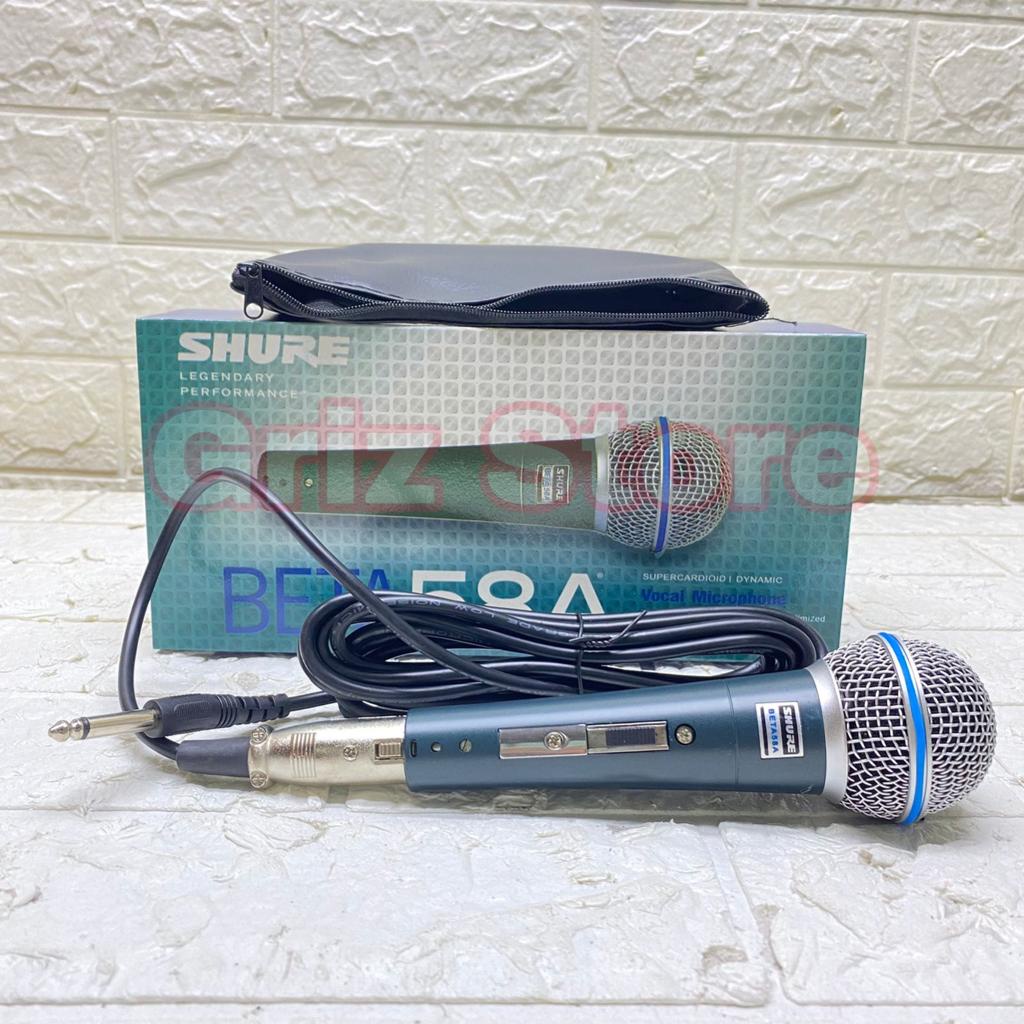 Jual Mic Kabel Shure Beta 58 A / Beta 58A / Beta58A Swicth Microphone | Shopee Indonesia