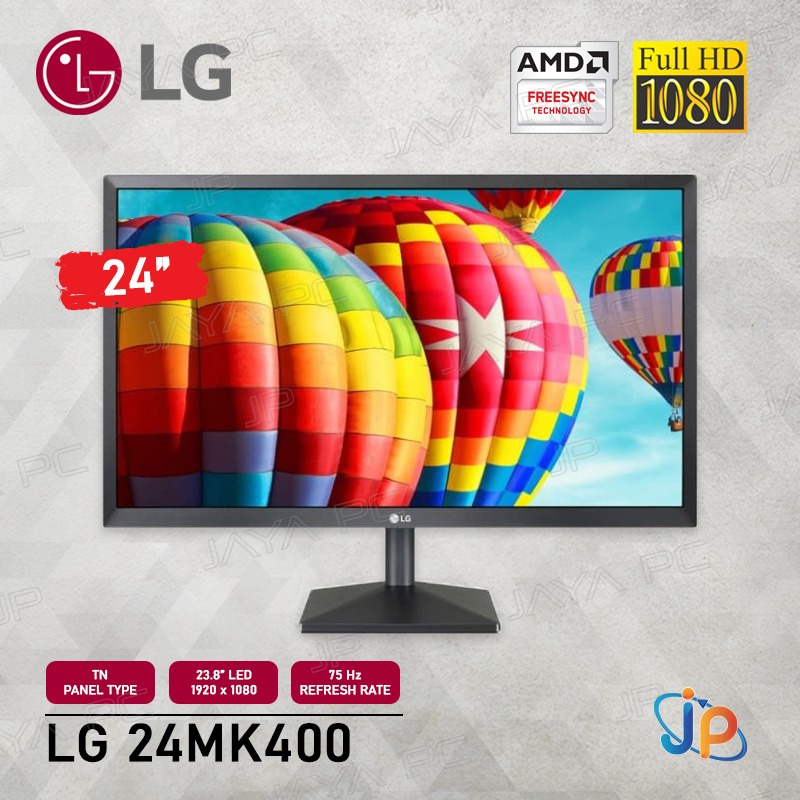 Jual Monitor LG LED 24MK400/ 24MK400H-B - Full HD 24" Inch | Shopee ...