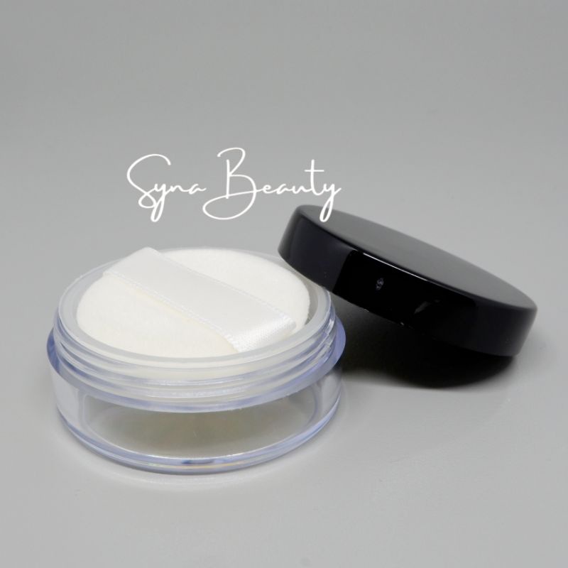 Jual pot tempat bedak tabur KECIL / MINI 10 gram (dengan puff) | empty ...