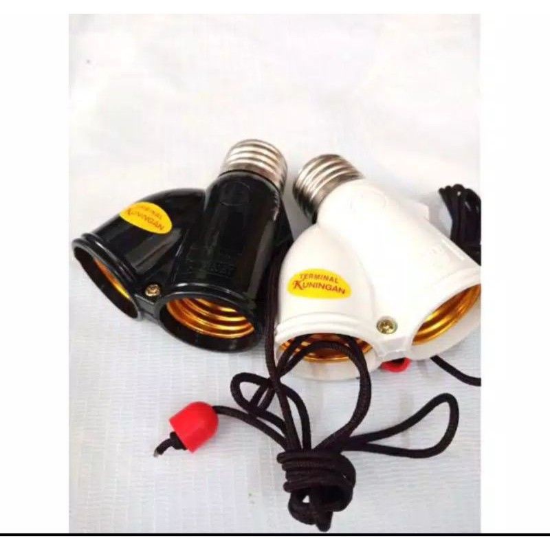 Jual FITTING GANTUNG SAKLAR TARIK 2 LAMPU / FITING GANTUNG ELEKTRONIK ...