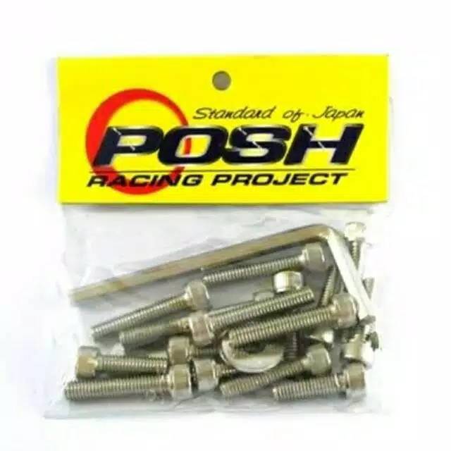 Jual 1 SET BAUT L MESIN KING POSH BAUT BLOK MESIN RX KING RXKING RXK RX-KING KIRI KANAN MAGNET ...