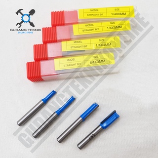 Jual (AST STRAIGHT BIT) Mata Profil Kayu Straight Bit 1/4" 3/4/5/6/8/10 ...
