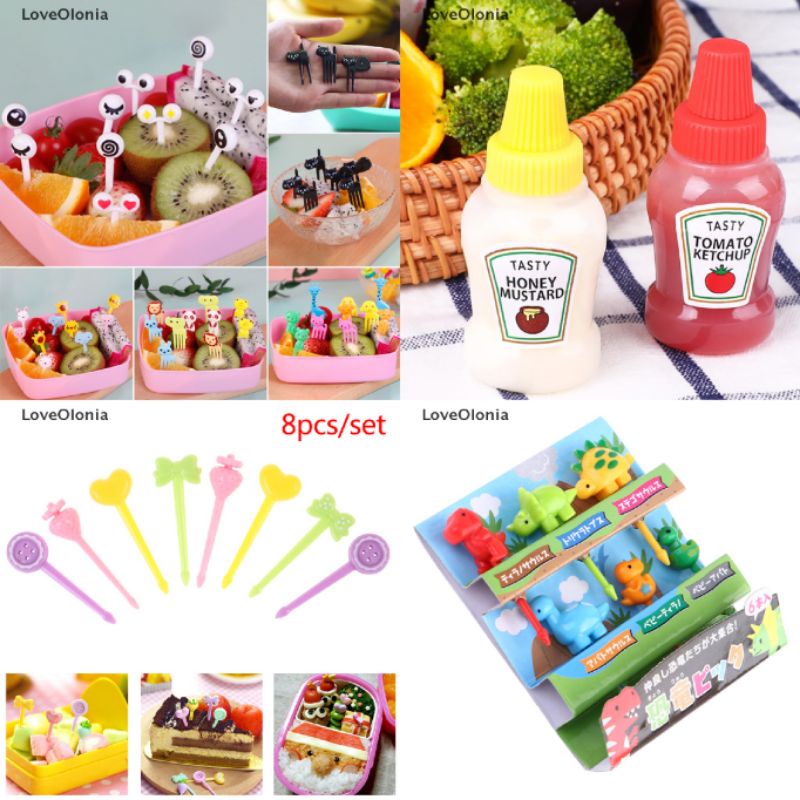 Jual Peralatan Bento/Bekal Anak /Garpu lucu Bento Anak/Alat Bento anak ...