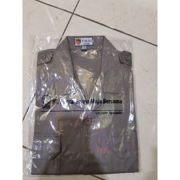 Jual Seragam PDH polri jatah lengan panjang | Shopee Indonesia