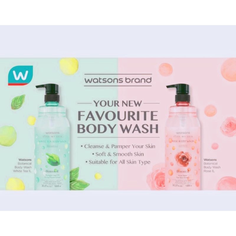 Jual watsons body wash 1000ml | Shopee Indonesia