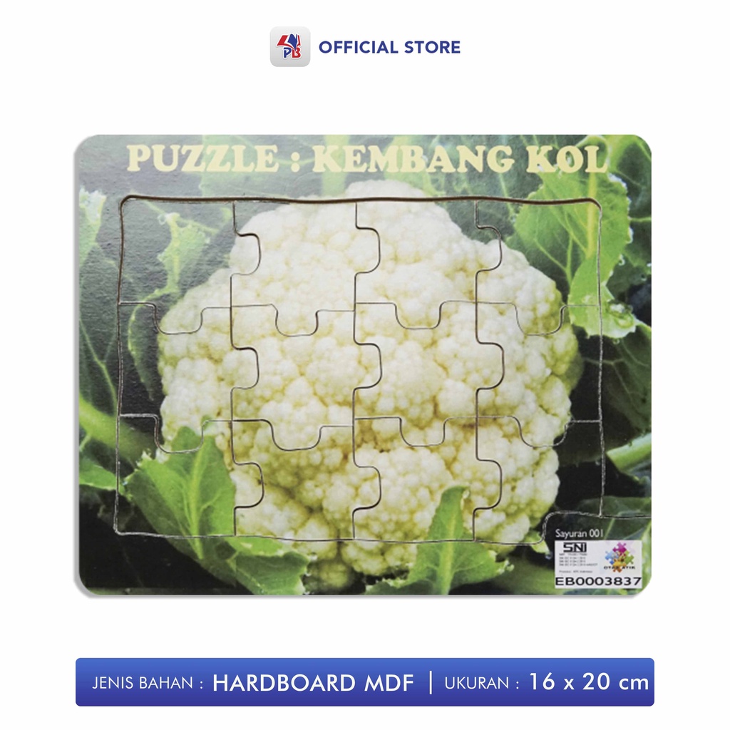 Jual Puzzle Edukasi Anak / Puzzle Kayu / Puzzle Anak Kelapa Apel Tomat ...