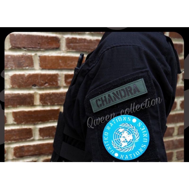 Jual patch laser cutting logo united nations unies logo unifil | Shopee ...
