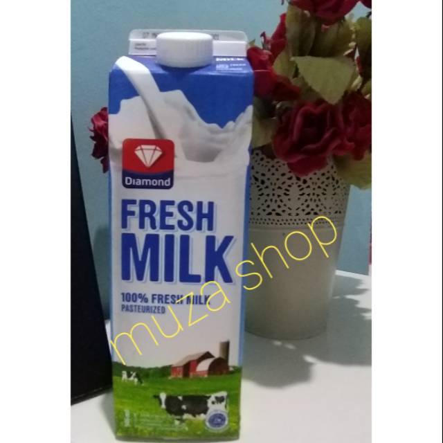 Jual Diamond freshmilk 946ml plain | Shopee Indonesia