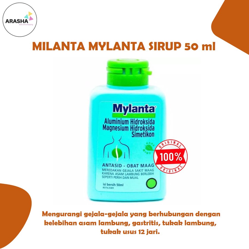 Jual MILANTA MYLANTA SIRUP 50 ML Obat Sakit Maag/Perut Kembung/Nyeri ...