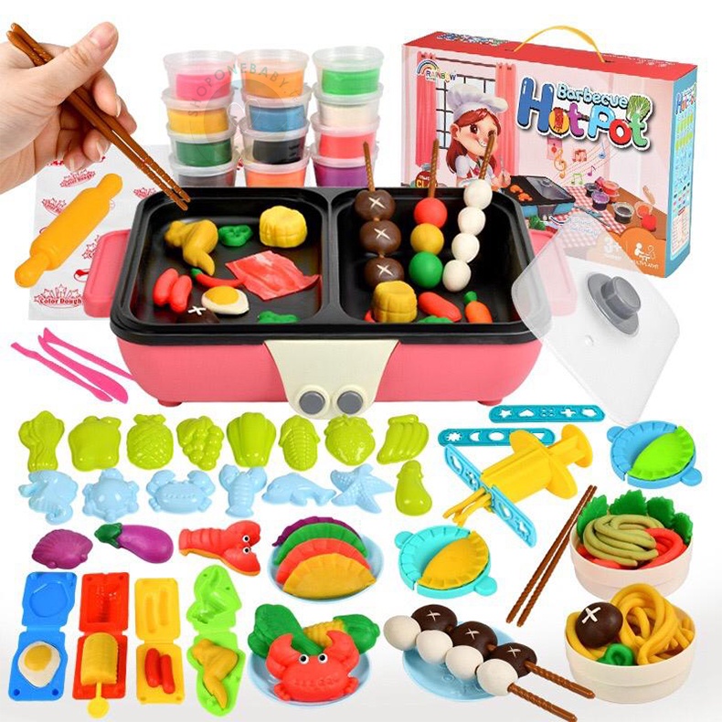 Jual INSTAN Ultimate Playdoh Mainan Lilin Anak Playdough Fun Play Doh ...