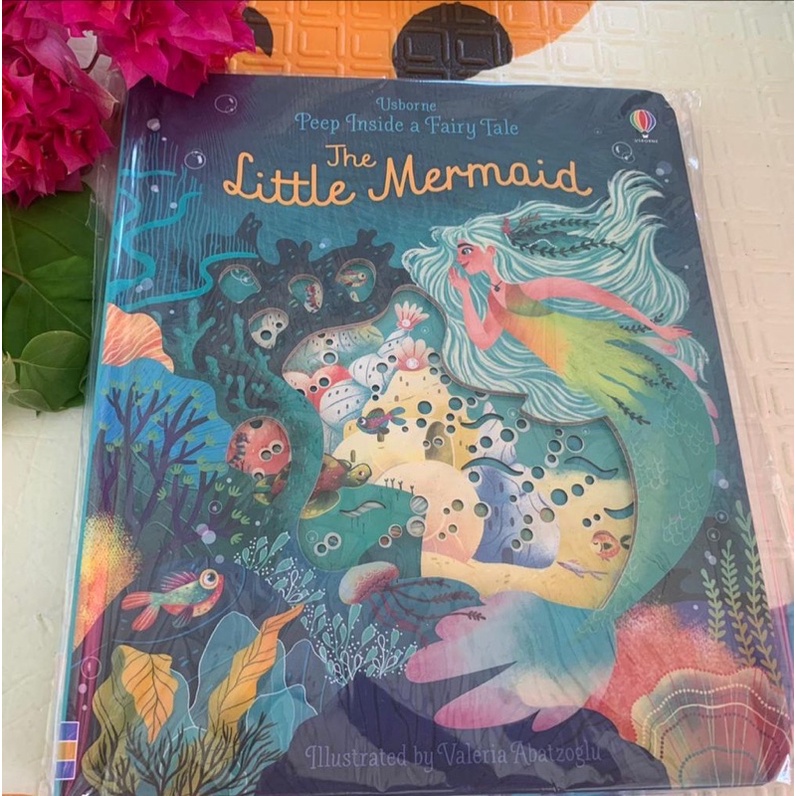 Jual the little mermaid, usborne peep inside a fairytale | Shopee Indonesia