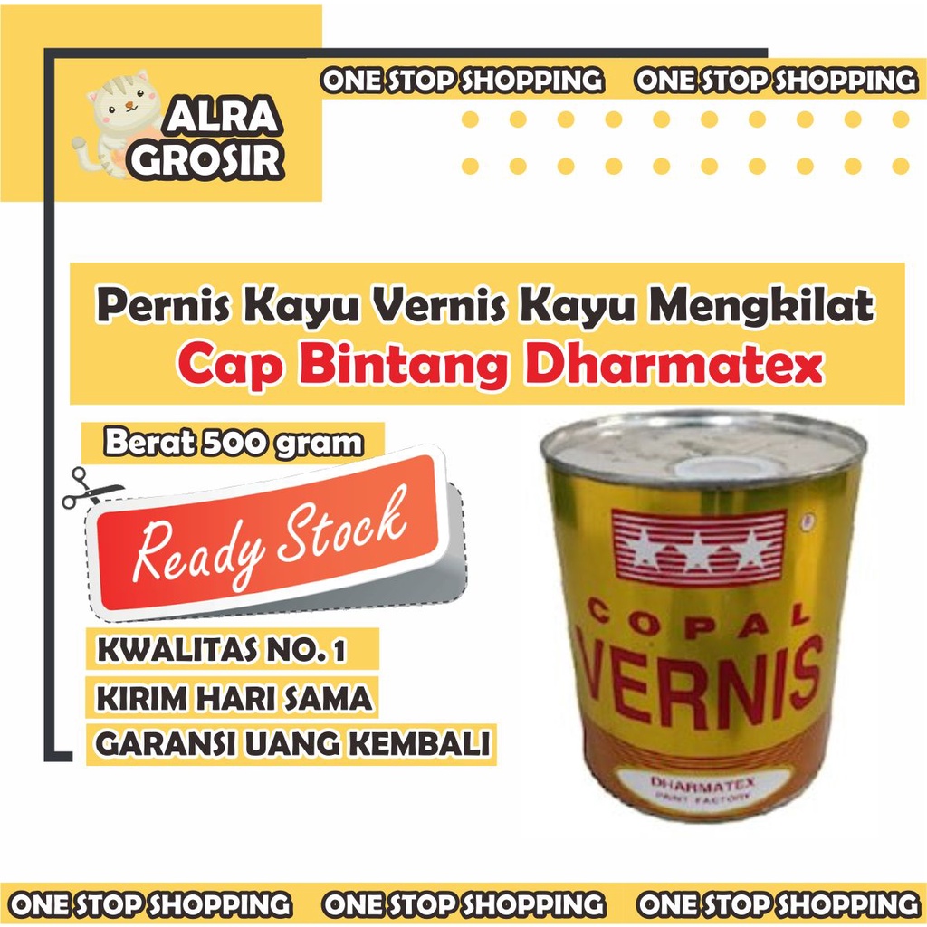 Jual Copal Vernis Kayu dan Besi Cap Bintang Pernis Kilap Pengkilap ...