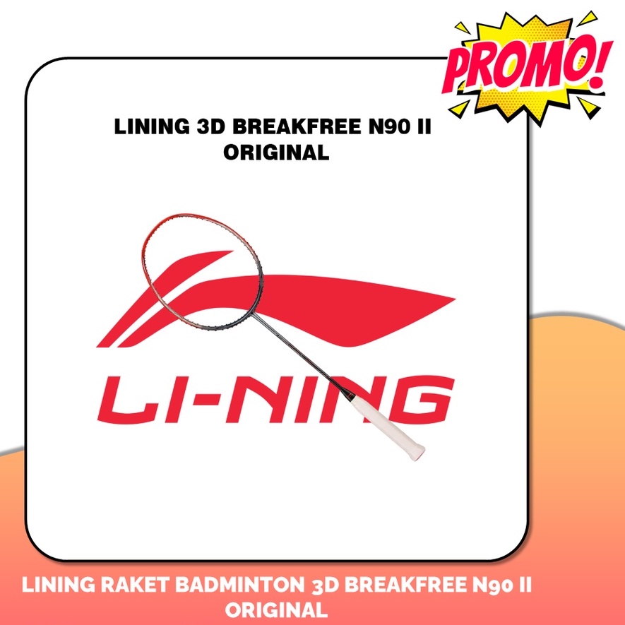 Jual Lining Raket Badminton Bulutangkis Li-ning 3D BREAK FREE N90 IV ...