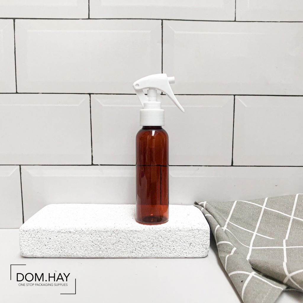 Jual Botol Trigger Spray Putih 100ml Plastik PET Botol Semprot Tanaman Handsanitizer ...