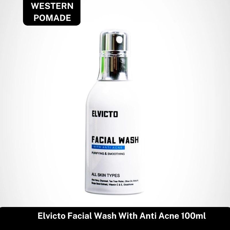 Jual Elvicto Facial Wash With Anti Acne 100ml | Shopee Indonesia