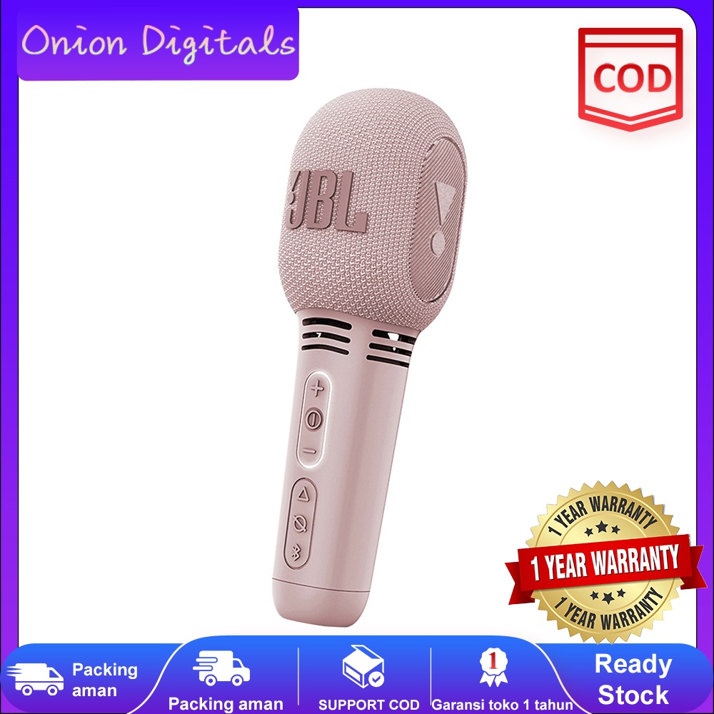 Jual Original JBL KMC 300 Bluetooth Wireless Microphone Handheld ...