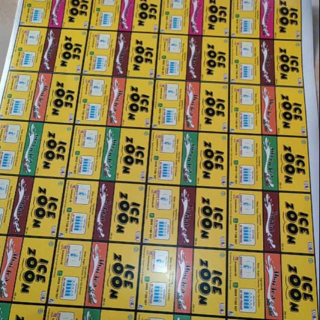 Jual CETAK STICKER VINYL SUSU GLOSSY/MATTE/TRANSPARENT A3+ MURAAAHH ...