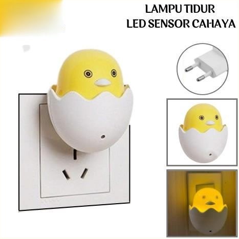 Jual CL Lampu Tidur LED Sensor Nyala Cahaya Otomatis Saat Gelap Motif ...