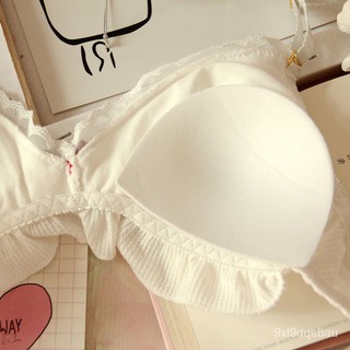 Jual Japanese Chiffon Cute Bra & Panties Set Ruffles Wirefree Soft ...