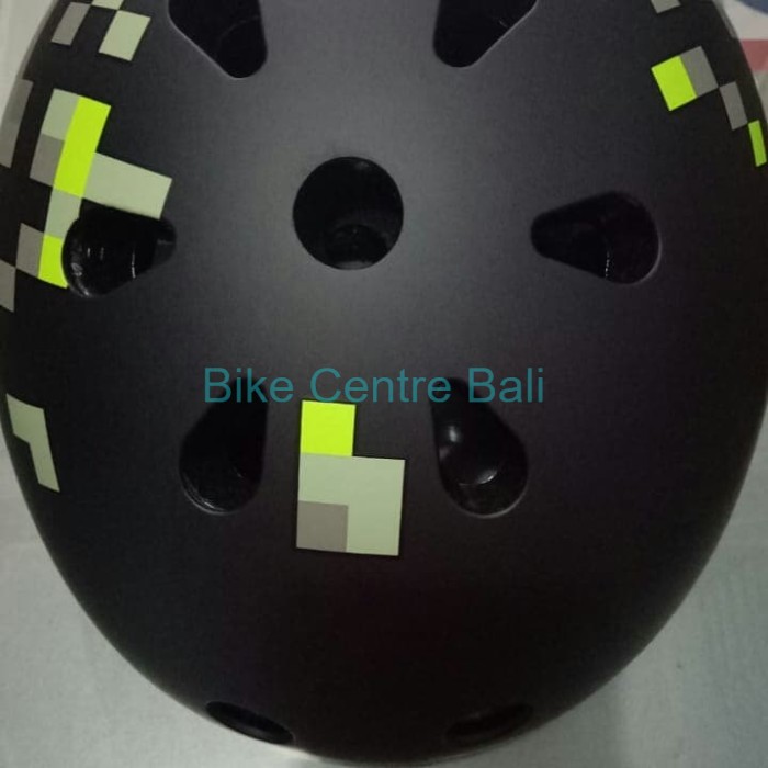 Jual Helm Helmat Sepeda Polygon Pixel Matte Grey Green New | Shopee ...