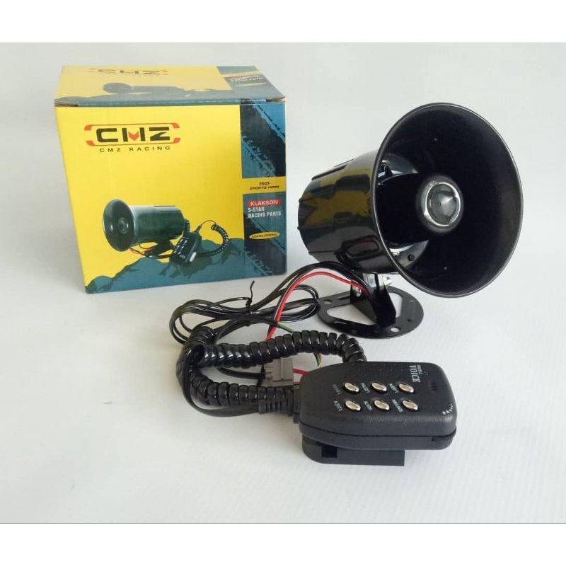 Jual KLAKSON TOA 6 SUARA + MIC + VOLUME KLAKSON TOURING SIRINE 12 VOLT ...