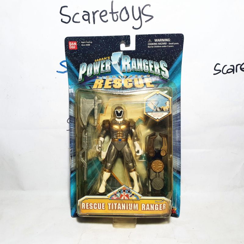 Jual Power Rangers Lightspeed Rescue Titanium Ranger moc - Sentai Gogo ...