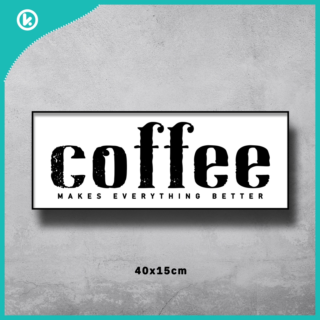 Jual POSTER BENTUK BAR PREMIUM 40X15CM | HIASAN DINDING COFFEE SHOP ...