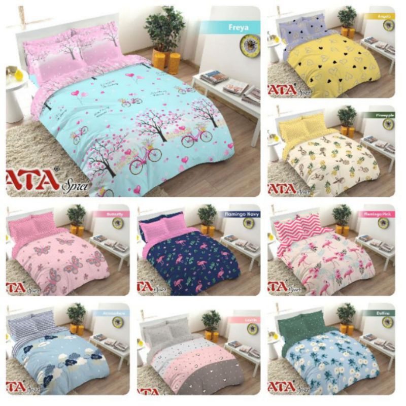 Jual FATA - Bed cover / Badcover Set Minimalis Ukuran King 180x200 ...