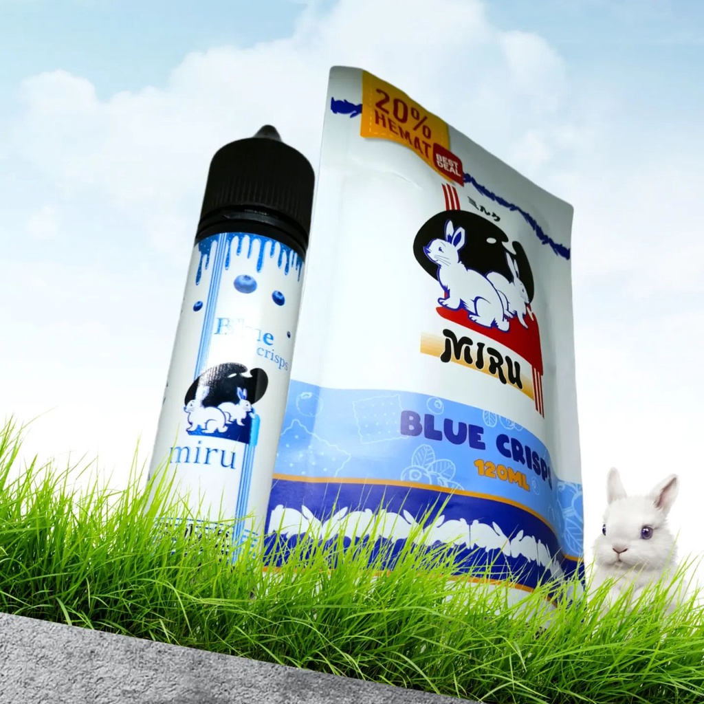 Jual MIRU V7 BLUE CRISPS BLUEBERRY 120ML by JOZOJO BREW LIQUID 60ML x 2 ...