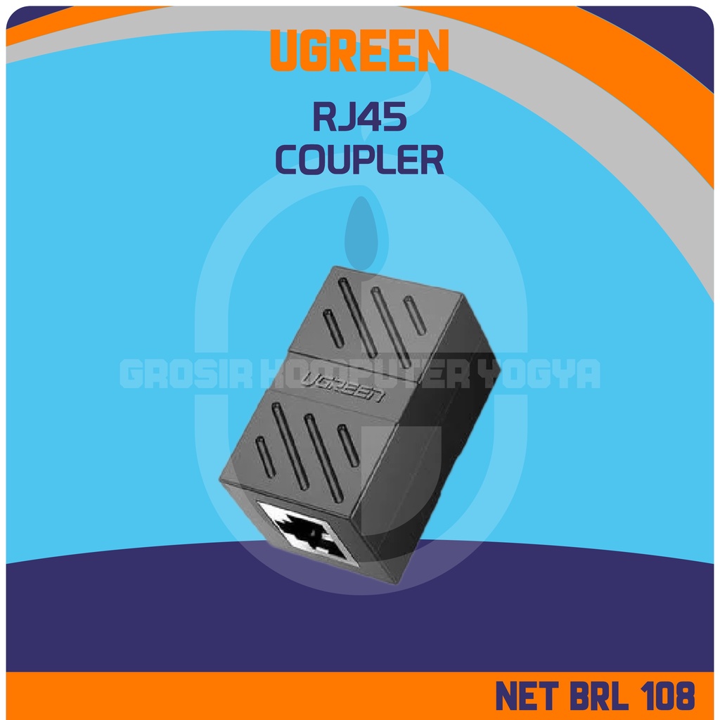 Jual Ugreen RJ45 Network Keystone Jack In-Line Coupler Female to Female ...