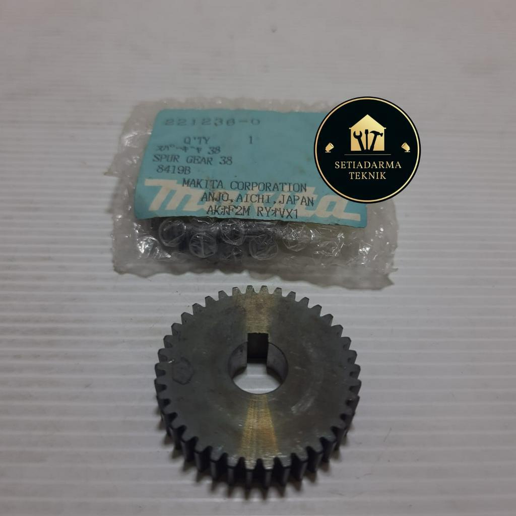 Jual SPUR GEAR 38 MESIN BOR BETON MAKITA 8419B ORIGINAL PN:221236-0 ...