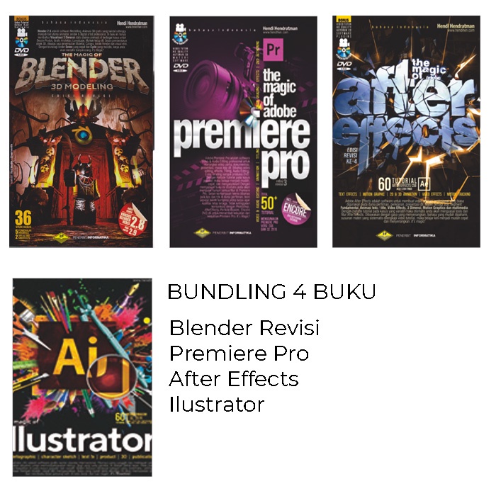 Jual [PAKET BUNDLE] The magic blender revisi, after effects, Premiere ...