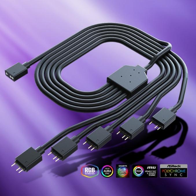 Jual Cooler Master Addressable Rgb 1-To-5 Argb Splitter Cable | Shopee ...