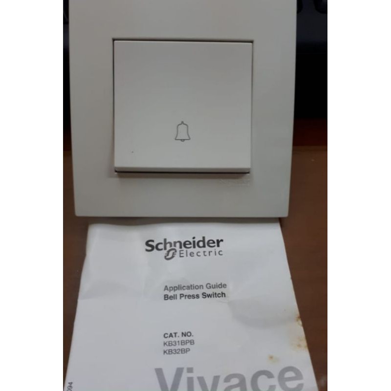 Jual Saklar Bel Bell Schneider Vivace KB31BPB | Shopee Indonesia