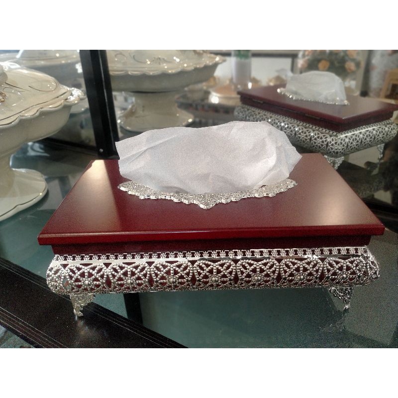 Jual Kotak Tisu Import Cantik (Bahan Kayu & Besi) | Shopee Indonesia