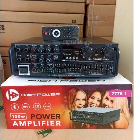 Jual Power Amplifier merk High Power 777B-1 150 WATT BISA BLUETOOTH ...