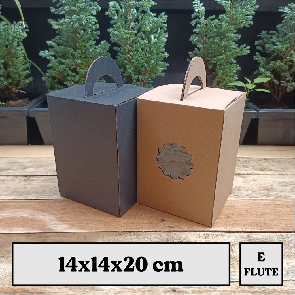 Jual KARDUS BOX JINJING UKURAN 14x14x20 cm DUS POLOS | DUS KUE KERING ...