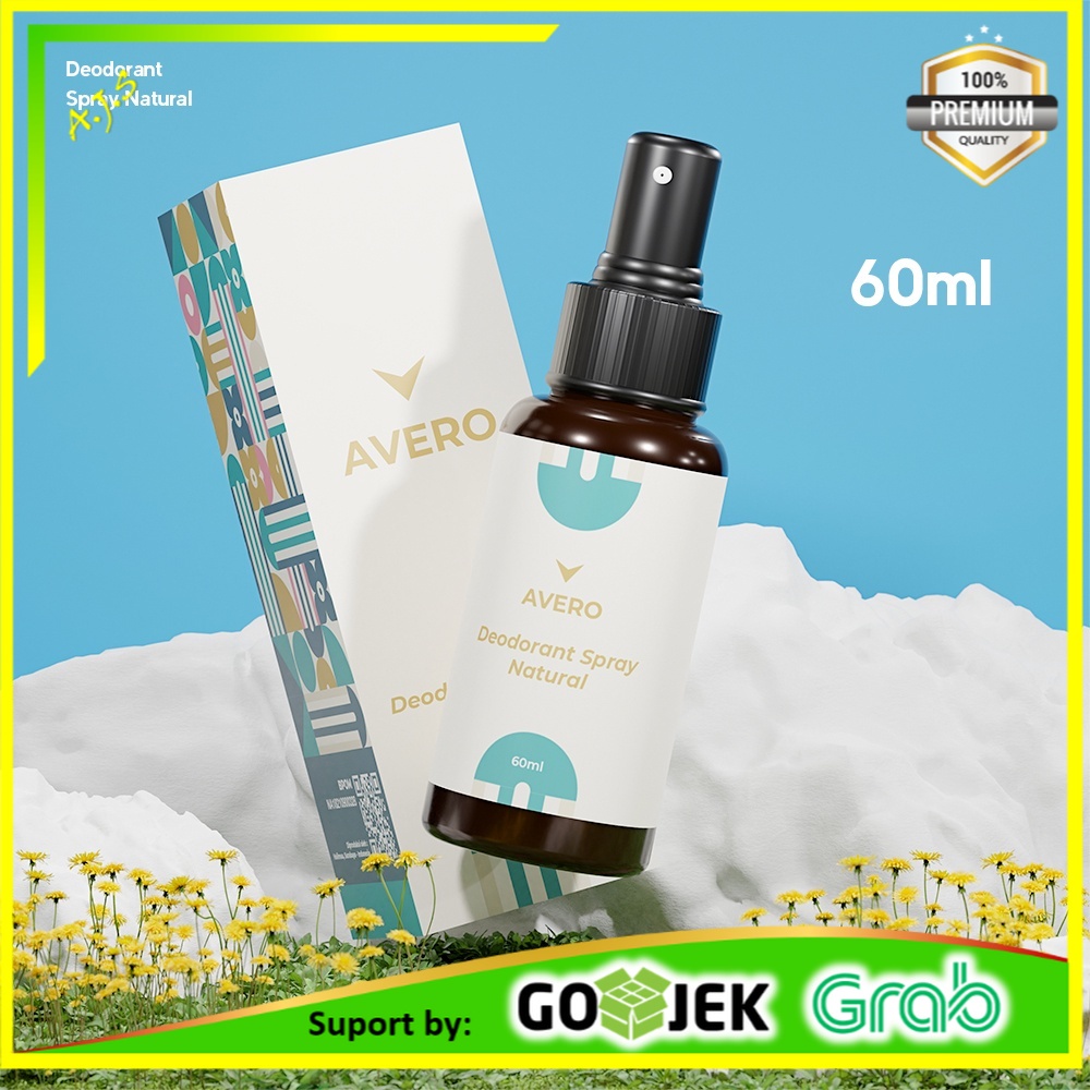 Jual Natural Deodorant Spray Avero Deodorant Spray Alami BPOM Alami No ...