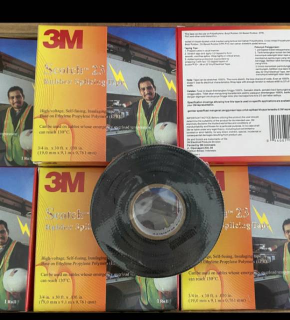 Jual 3M Isolasi Listrik SCOTCH 23 Rubber Splicing Tape | Shopee Indonesia