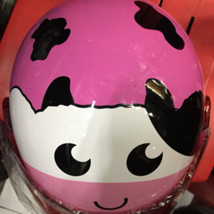 Jual Helm Sapi Moo Cow Pink | Shopee Indonesia